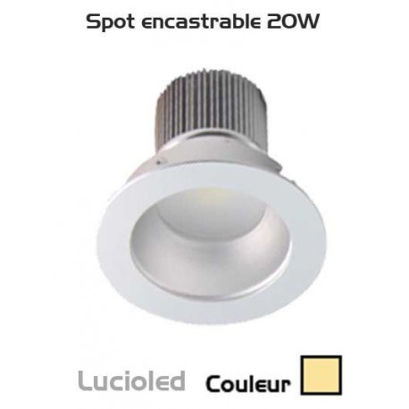 Spot Encastrable Mega Power Led 20W - Les Bons Plans De Elise