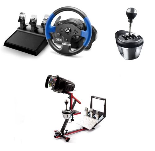 Thrustmaster : Volant + Support + Levier Vitesse - Les Bons Plans De Elise