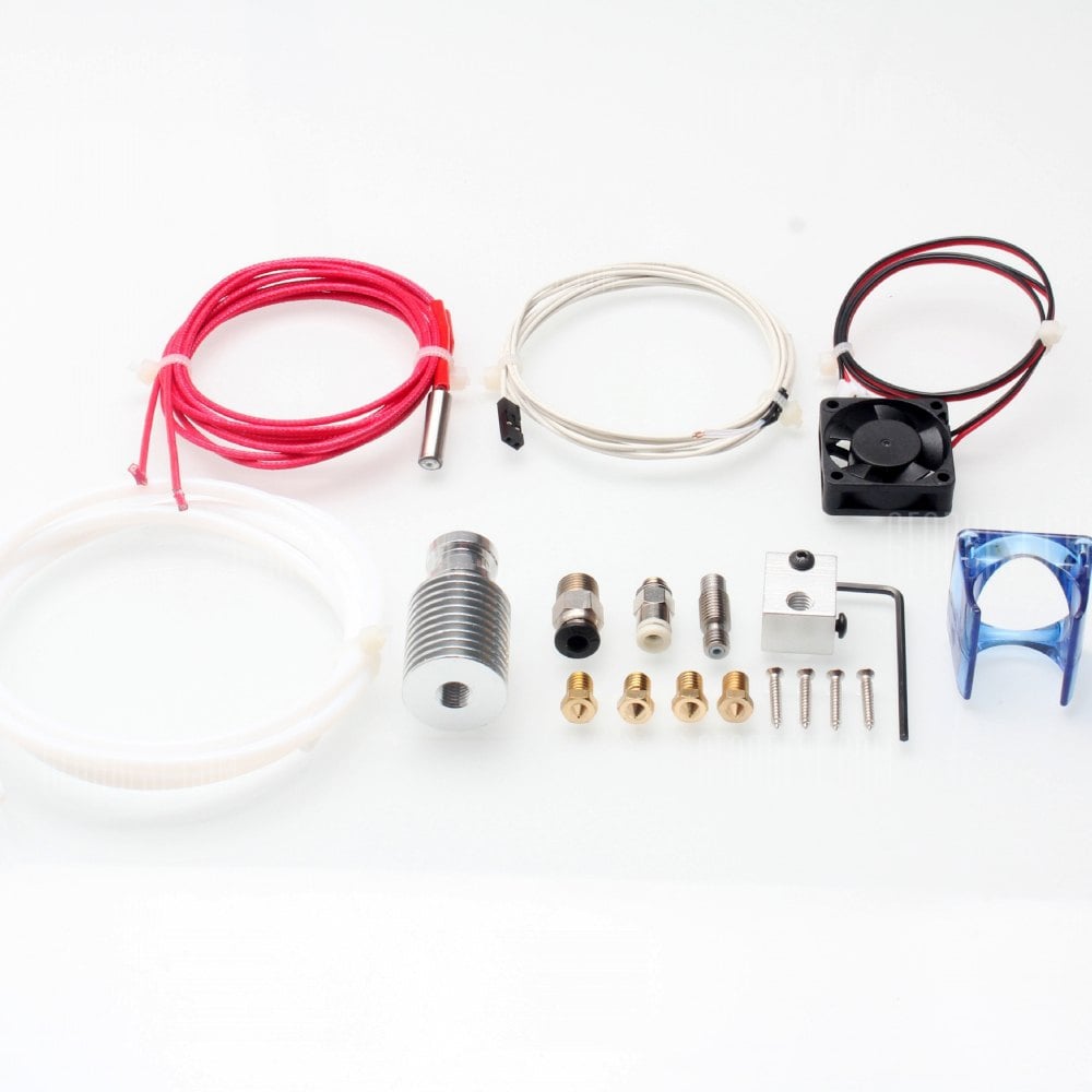 End Kit 1.75 / 0.4mm Nozzle For E3D 3D Printer V6 Hot - METALLIC - Les ...