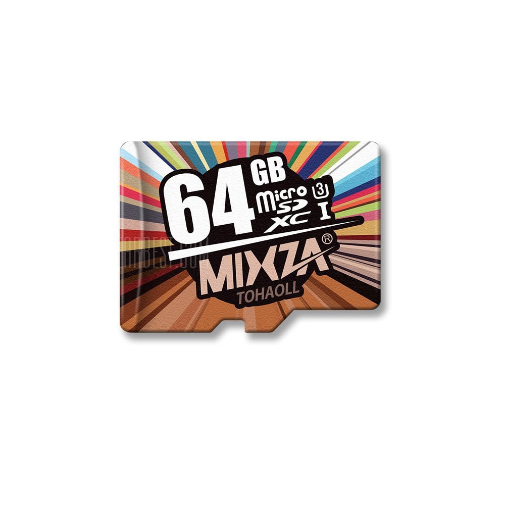 Micro SD Waterproof MIXZA TOHAOLL U3 High Speed 64GB - Les Bons Plans ...