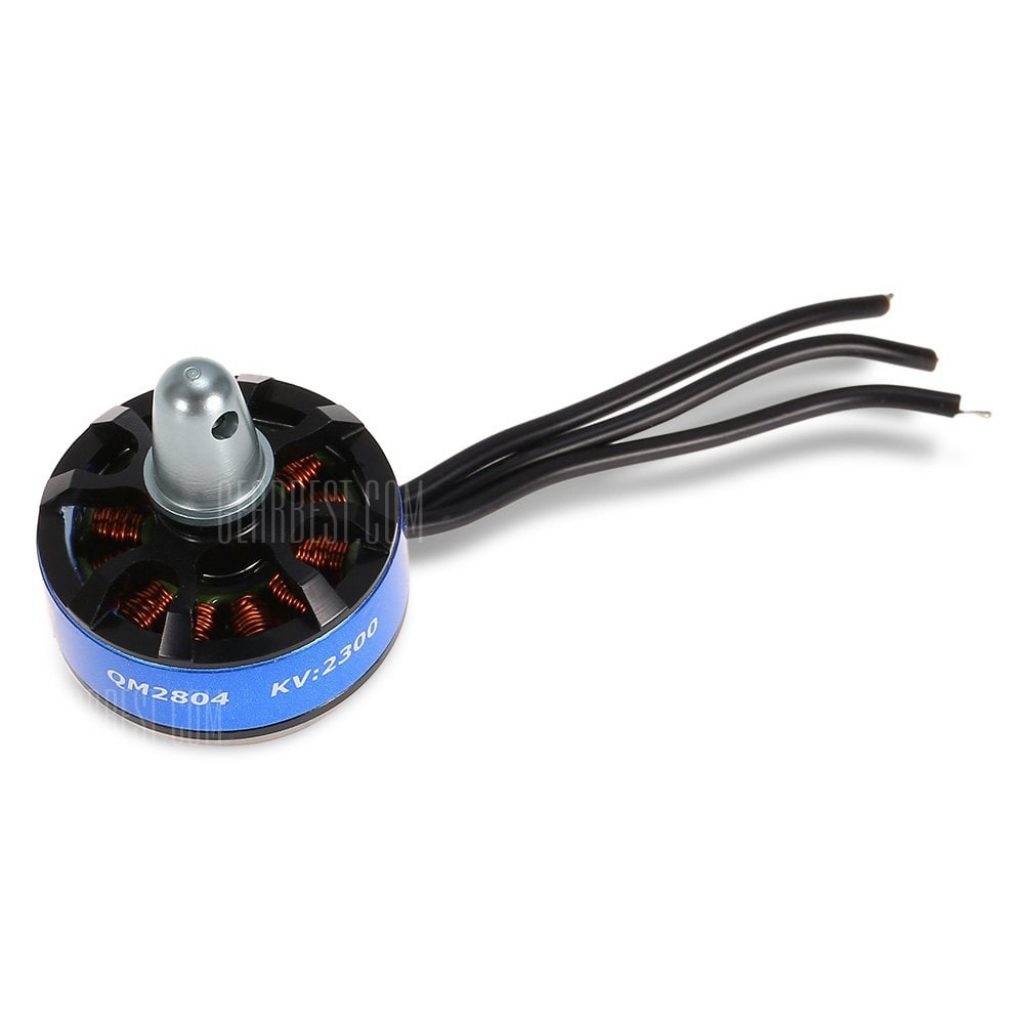 QX - MOTOR QM2804 2204 2300KV Brushless Motor - BLUE AND BLACK CCW ...