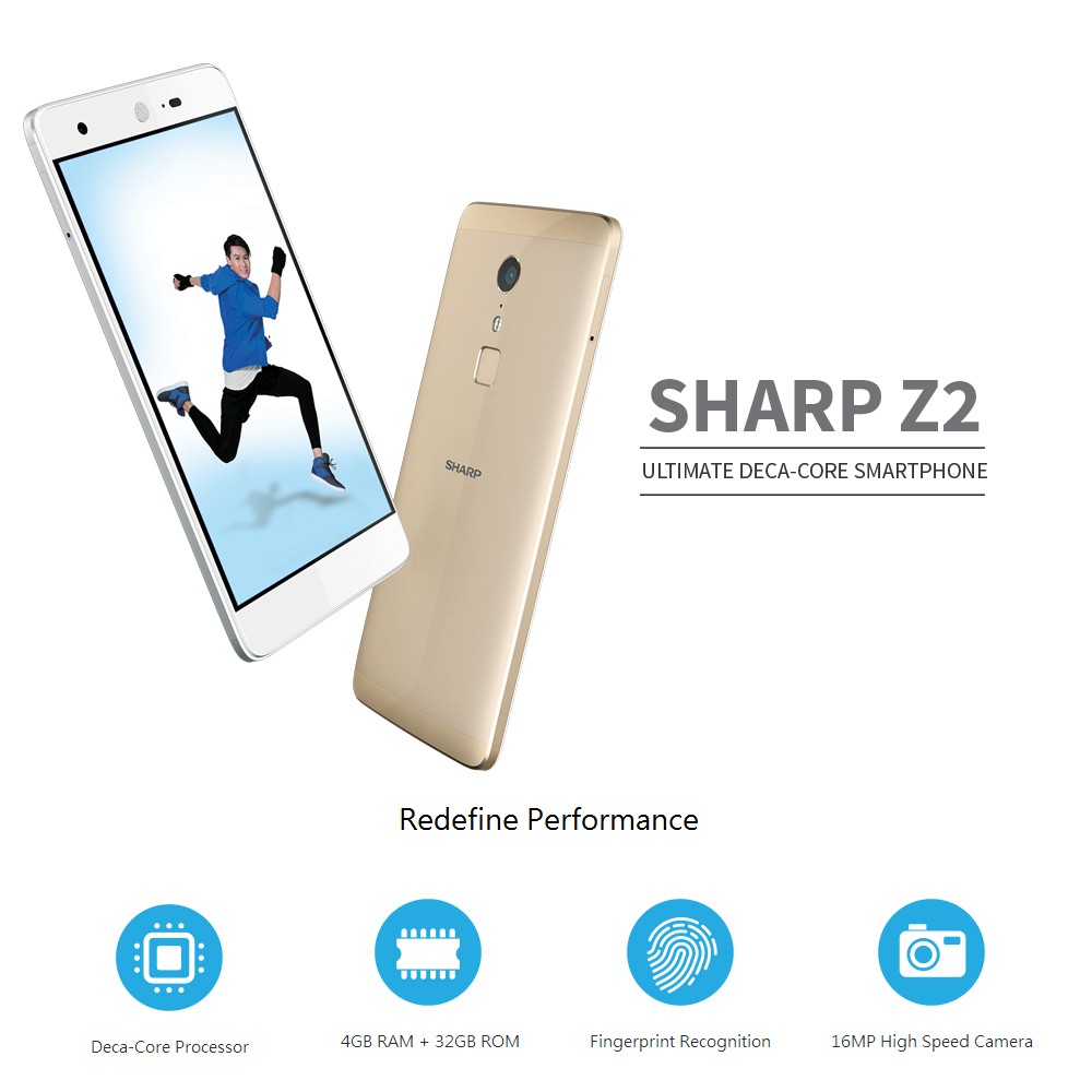 SHARP Z2 4G Smartphone 5.5 Inches 4GB RAM 32GB ROM - Les Bons Plans De Elise