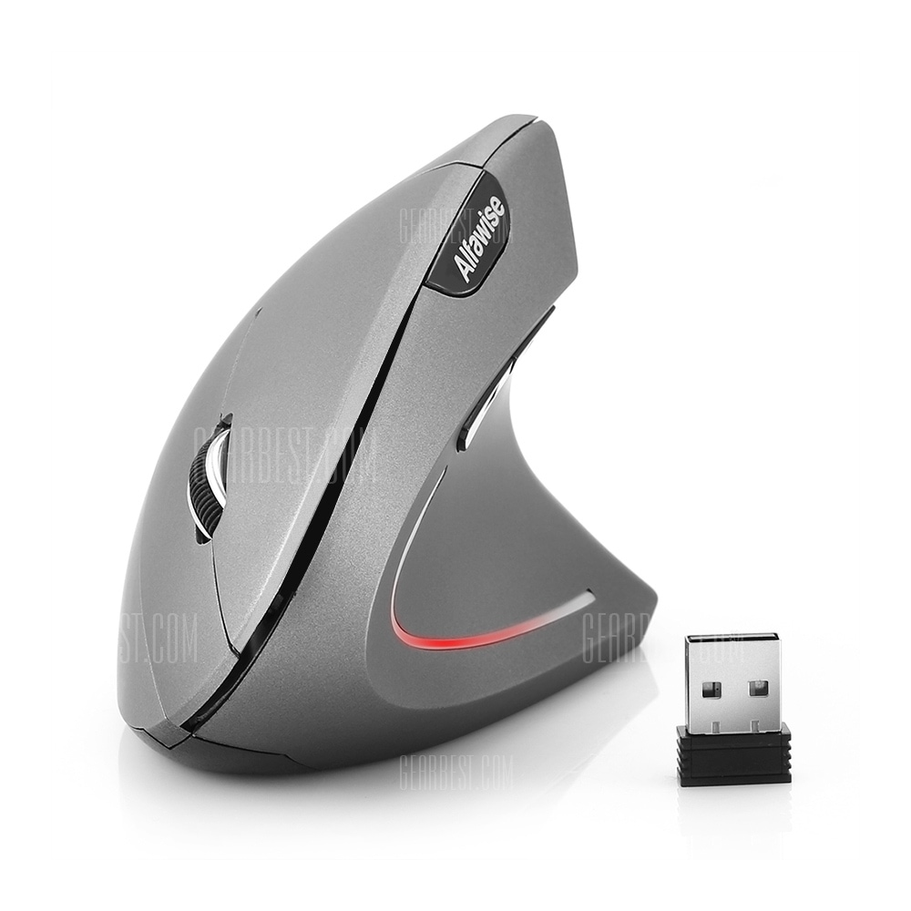 Alfawise WM02 Vertical Wireless 2.4GHz Mouse - Les Bons Plans De Elise