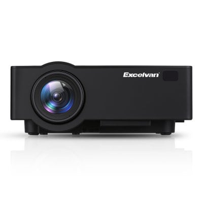 Excelvan E09 ( E08S ) 1080P 4K Home Theatre Projector - BLACK EU - Les ...