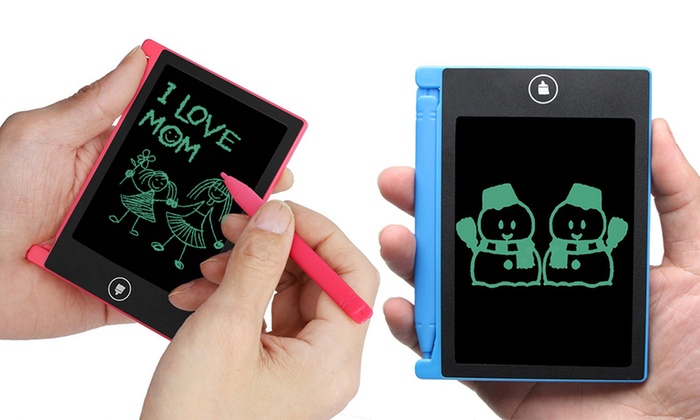 Mini Tablettes LCD Ardoises Magiques Effaçables Pour Enfant - Les Bons ...