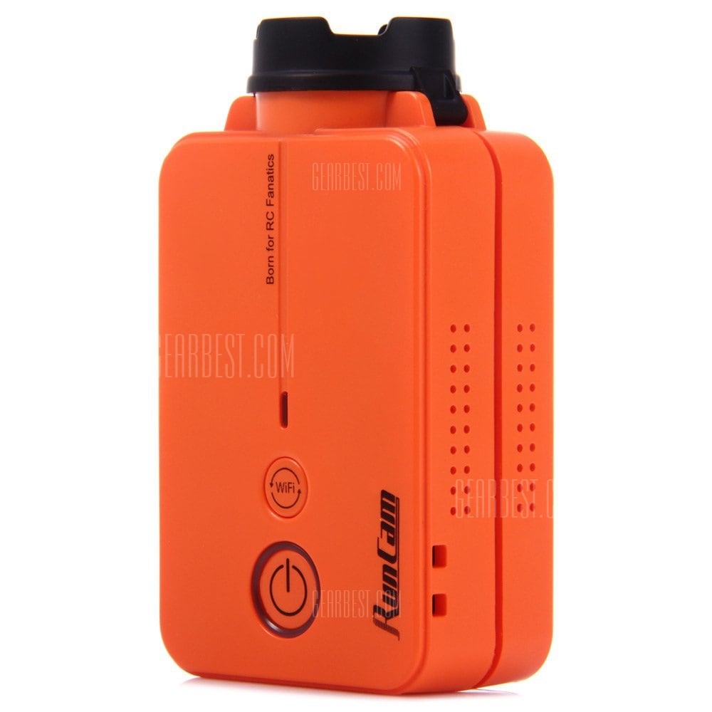 RunCam 2 Full HD 1080P WiFi FPV Camera - ORANGE - Les Bons Plans De Elise