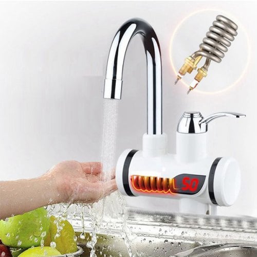 Electric Instant Heating Hot Cold Dual-use Digital Display Temperature ...