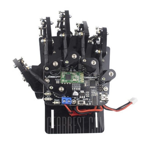 Somatosensory Wearable Robot Gloves By Open Source Arduino UNO - BLACK ...