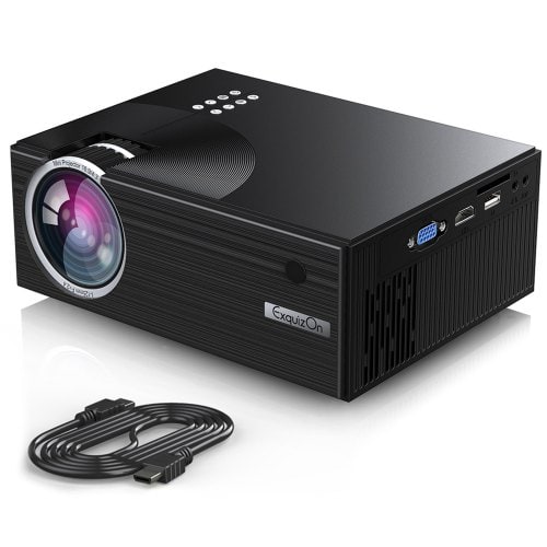 Exquizon C7 800 X 480 HD LCD Projector - BLACK AU PLUG - Les Bons Plans ...