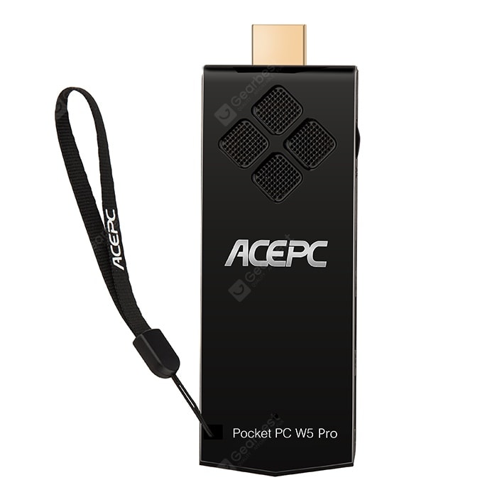 ACEPC W5 Pro Intel Atom X5 - Z8350 Mini PC Stick - BLACK 4GB RAM + 64GB ...