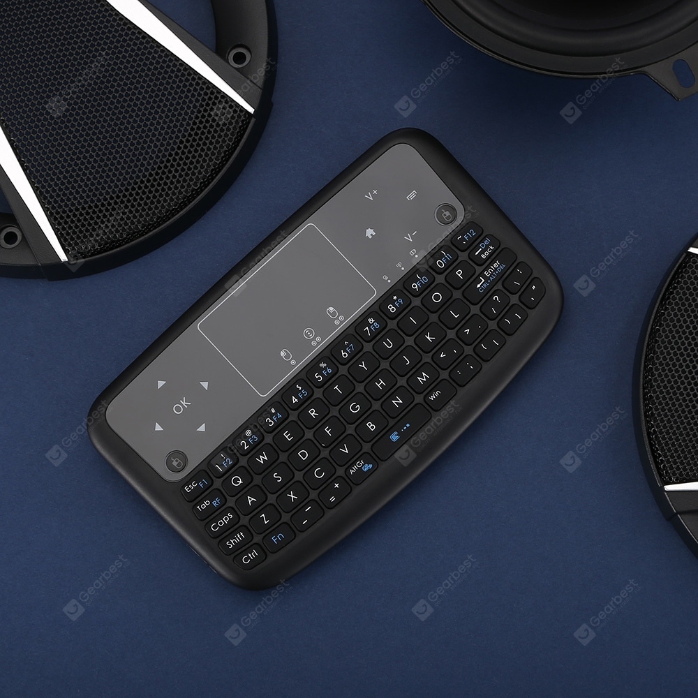 Alfawise A9 New Touch 2.4GHz Wireless Keyboard Flying Mouse - Multi No ...