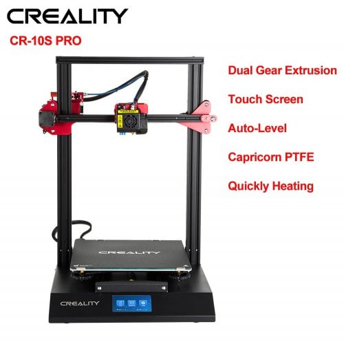 Creality 3D Printer CR10S Pro Auto Leveling Touch Screen Capricorn PTFE ...