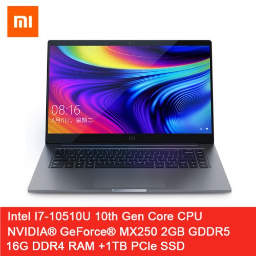 Xiaomi Laptop Notebook 15.6 Pro Enhanced I7-10510U MX250 - Dark Gray ...