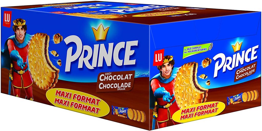Prince Biscuits Fourrés Goût Chocolat - Présentoir De 20x4 Biscuits ...
