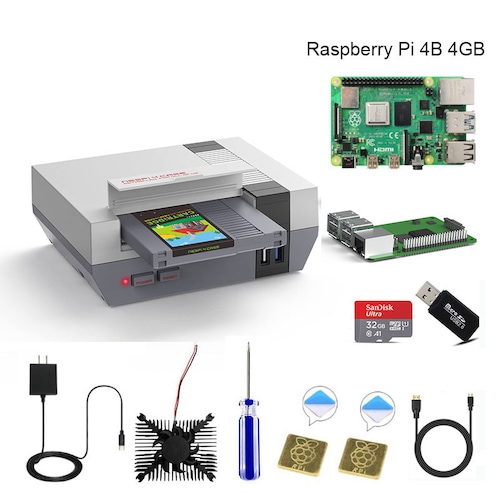RETROFLAG NESPi 4 CASE Raspberry Pi 4 Case With SSD CASE Cooling Fan ...
