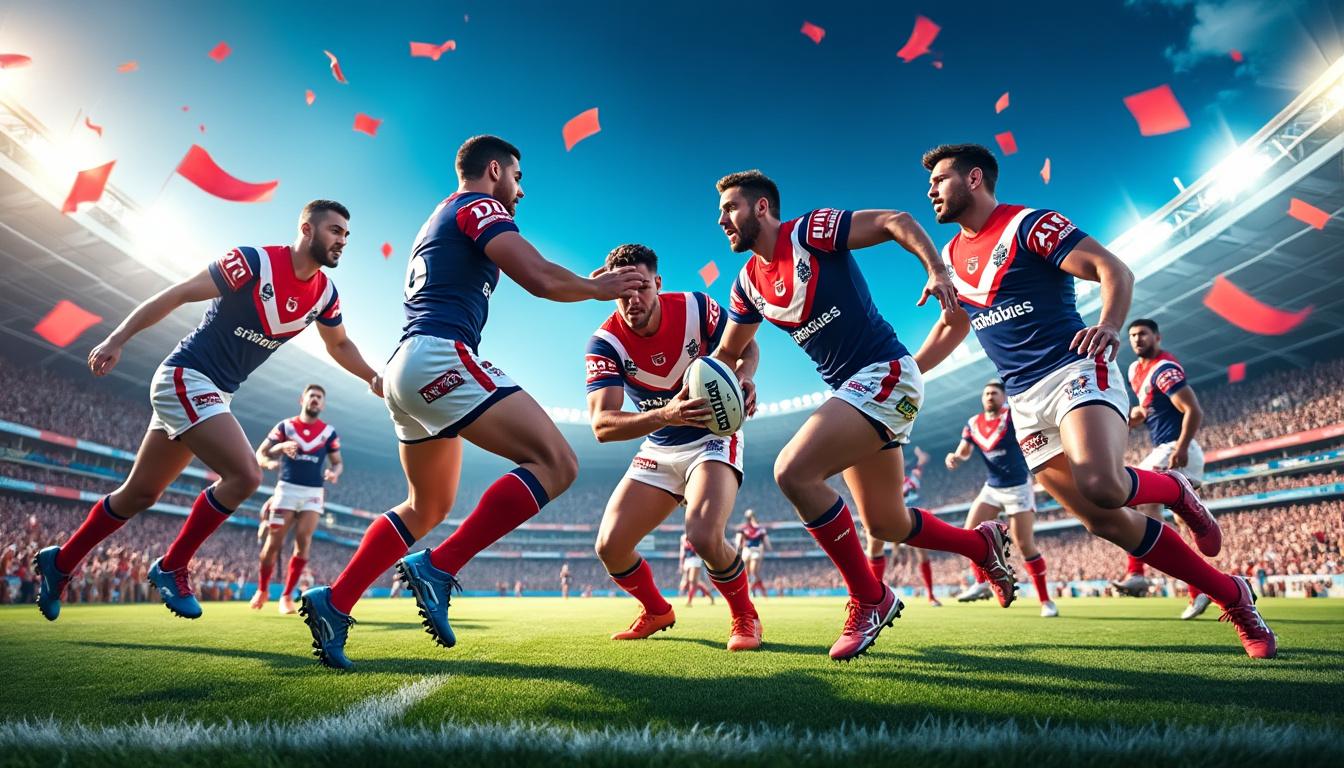 Les Roosters S’imposent Dans La Course Effrénée Au Top 8 De La Nrl